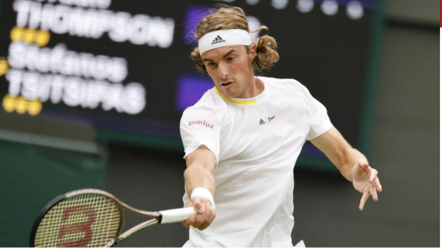 Tsitsipas cruises into 3rd round at Wimbledon - ProtoThema English