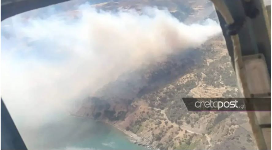 Flare-ups continue as large fires burn in Crete (videos-photos ...