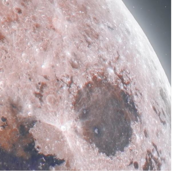 2 astrophotographers teamed up to capture a stellar image of the moon ...