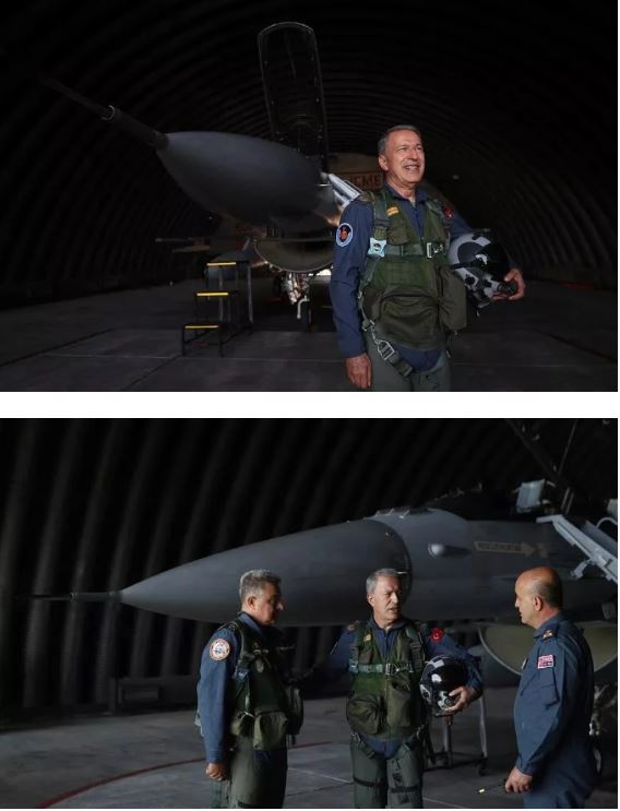 In highly provocative move, Turkish Defence Minister flew over the ...