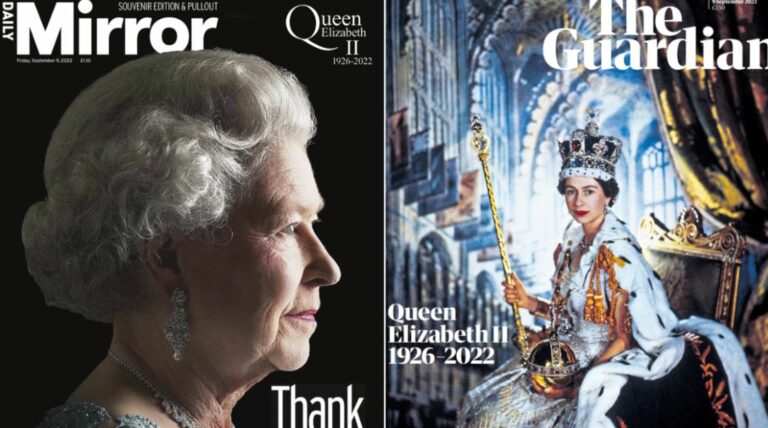The British front pages on the death of Queen Elizabeth (photos ...