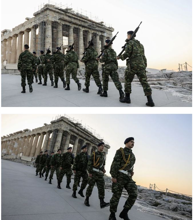 PM Mitostakis at the Acropolis with German Chancellor Olaf Scholz ...