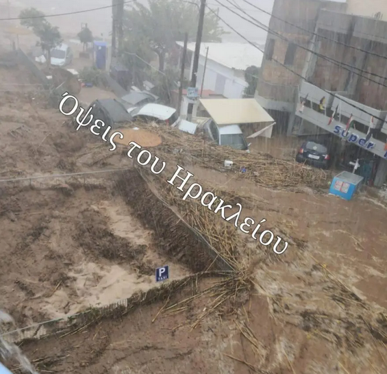 Floods in Crete: One 50-year-old dead, two missing in Heraklion (video ...