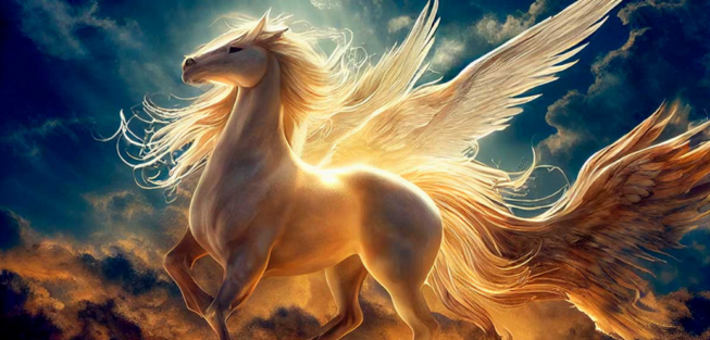 Pegasus of Greek Mythology: Majestic winged horse of Mount Olympus ...