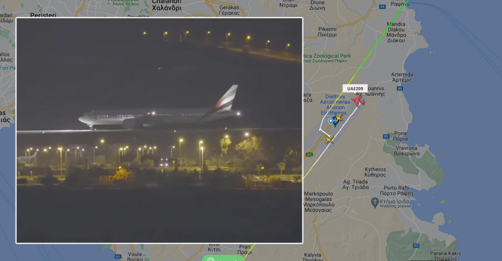 Greek F-16s escort second suspect Emirates plane (video) - ProtoThema ...