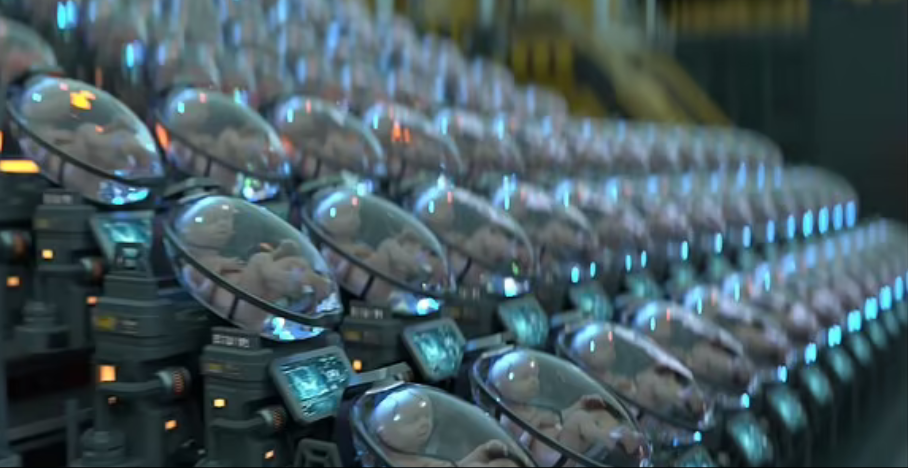 Creepy concept video shows human farms with hundreds of birthing pods ...