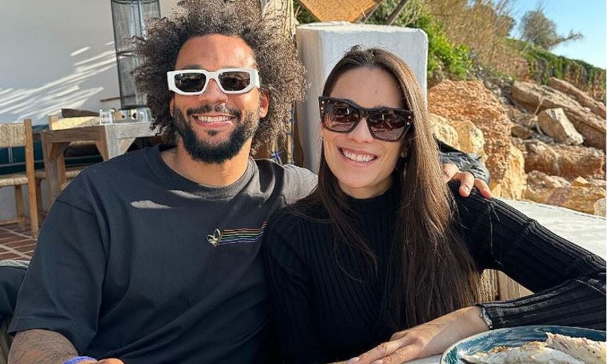 Olympiakos Brazilian superstar Marcelo soaking up the sun in Athens ...
