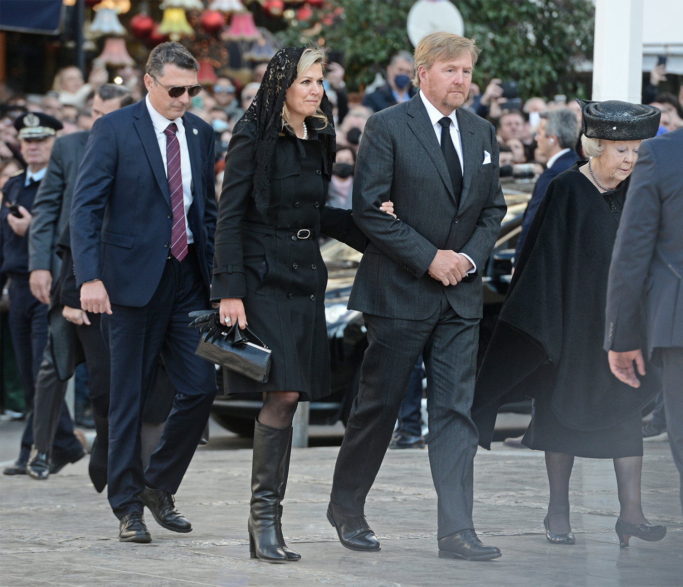 Royalty and high profile guests at the funeral of former King ...