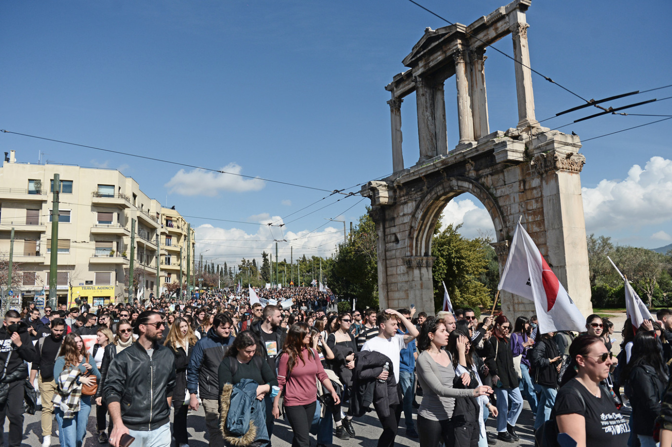 Thousands of students across Greece protest demanding justice for the ...
