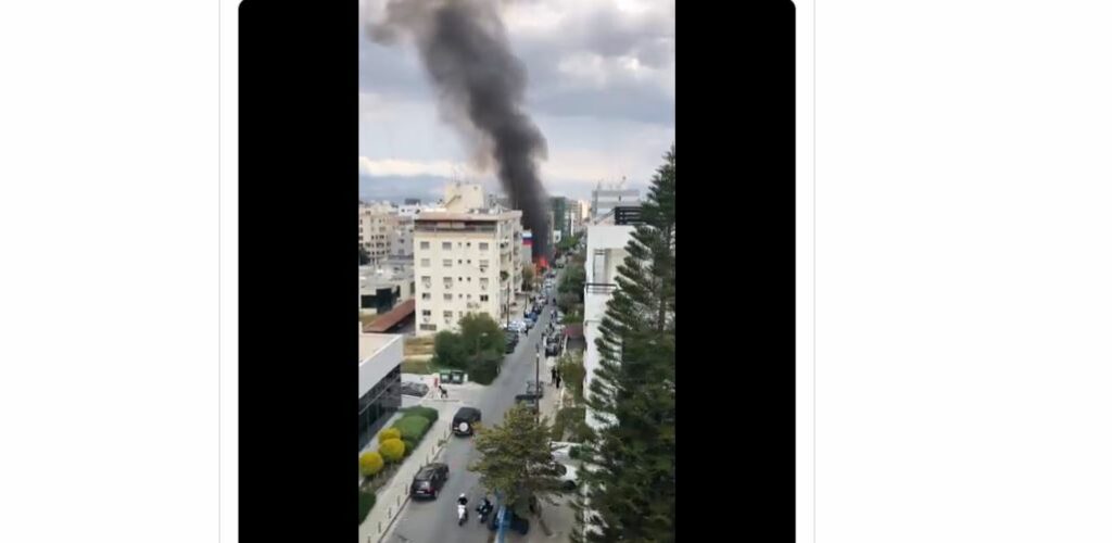Fire breaks out at Russian Cultural Center in Nicosia (video ...