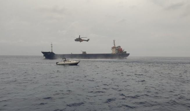 Ship collision off Chios: The one with the Turkish sailors is damaged ...