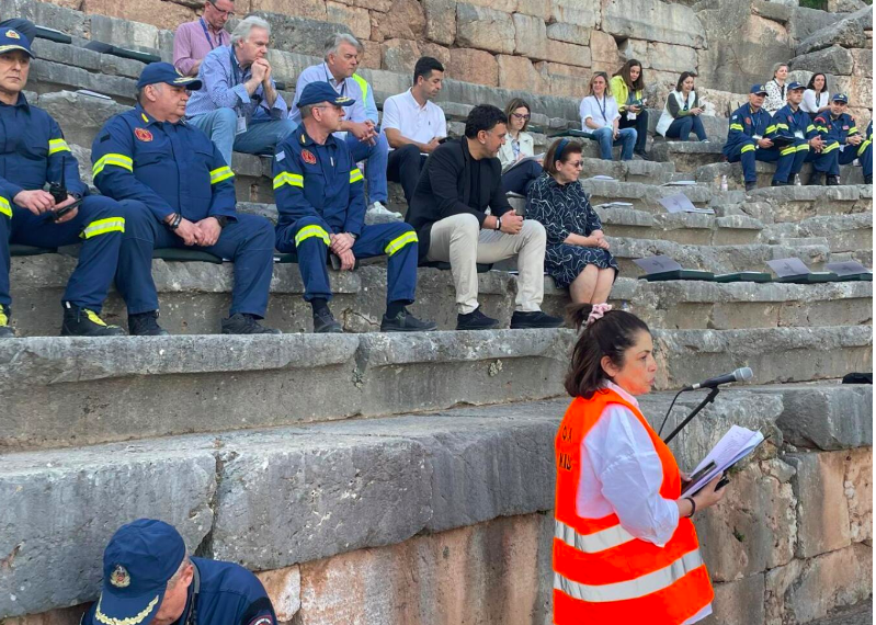 Delphi: Fire preparedness exercise conducted at the archaeological site ...