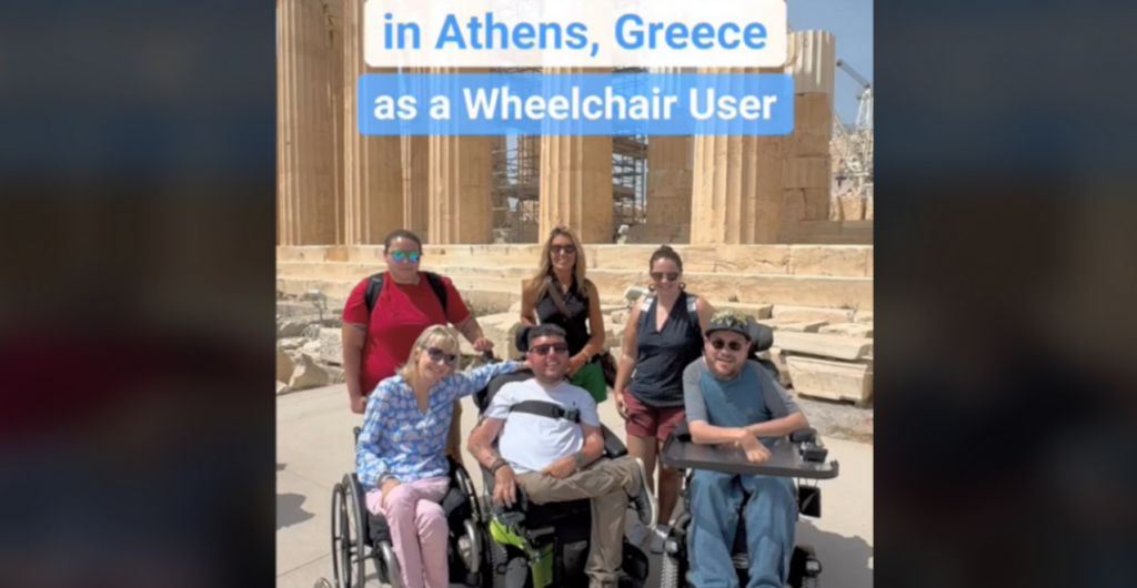 Acropolis: Famous disabled blogger is "super impressed" with ...