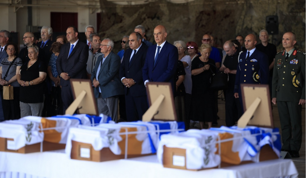 The remains of eight more missing Greek fallen soldiers in Cyprus have ...