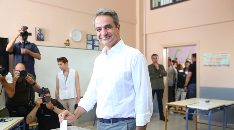 European Elections 2024 - Kyriakos Mitsotakis Votes: For a Strong ...