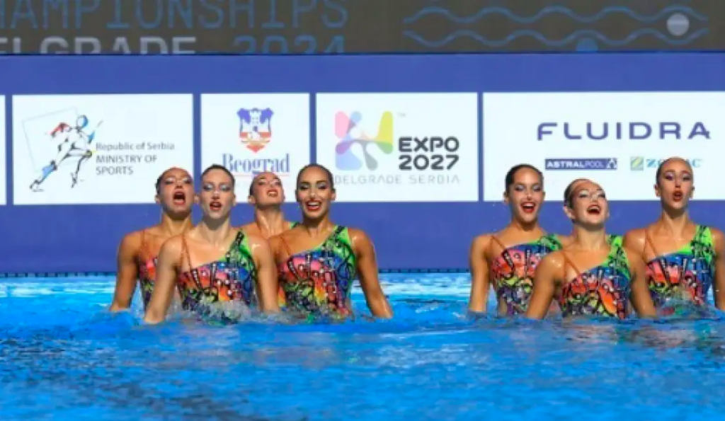 Synchronized swimming: A medal for Greece in the acrobatic routine at ...