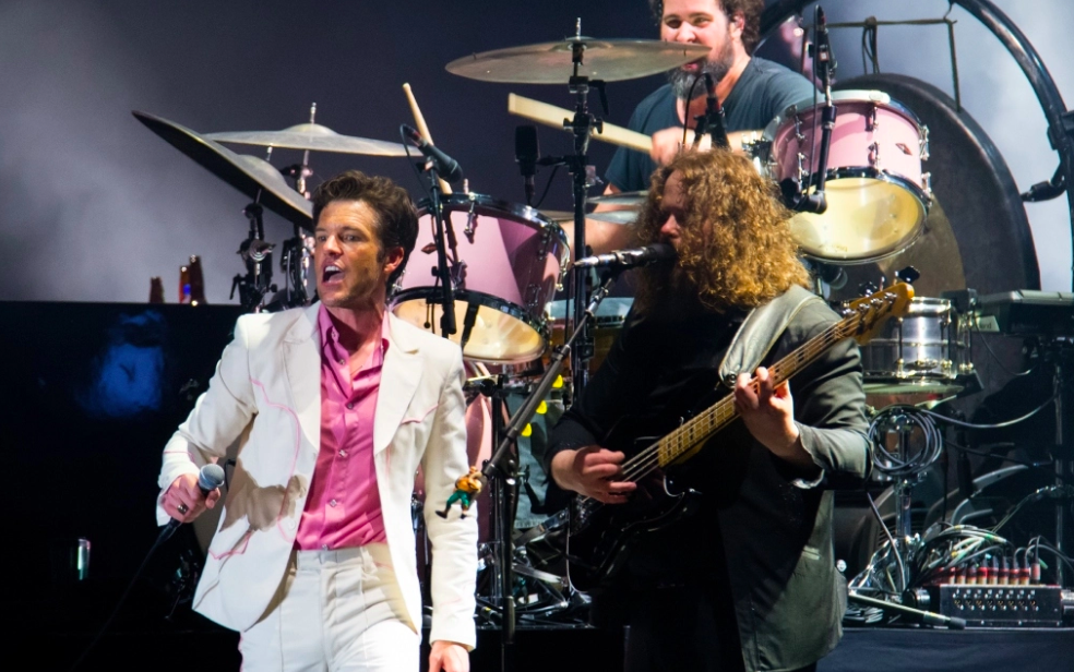 The Killers: The band interrupted their concert in London to celebrate ...