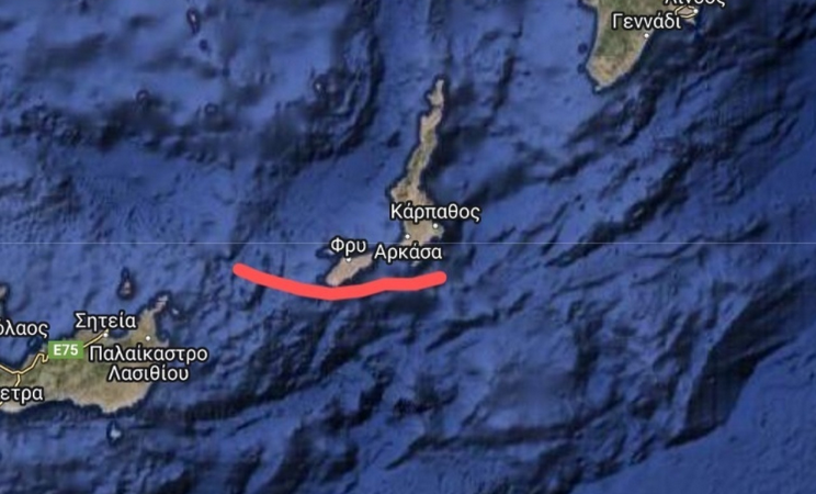 After issuing a Navtex for "Turkish continental shelf" south of ...