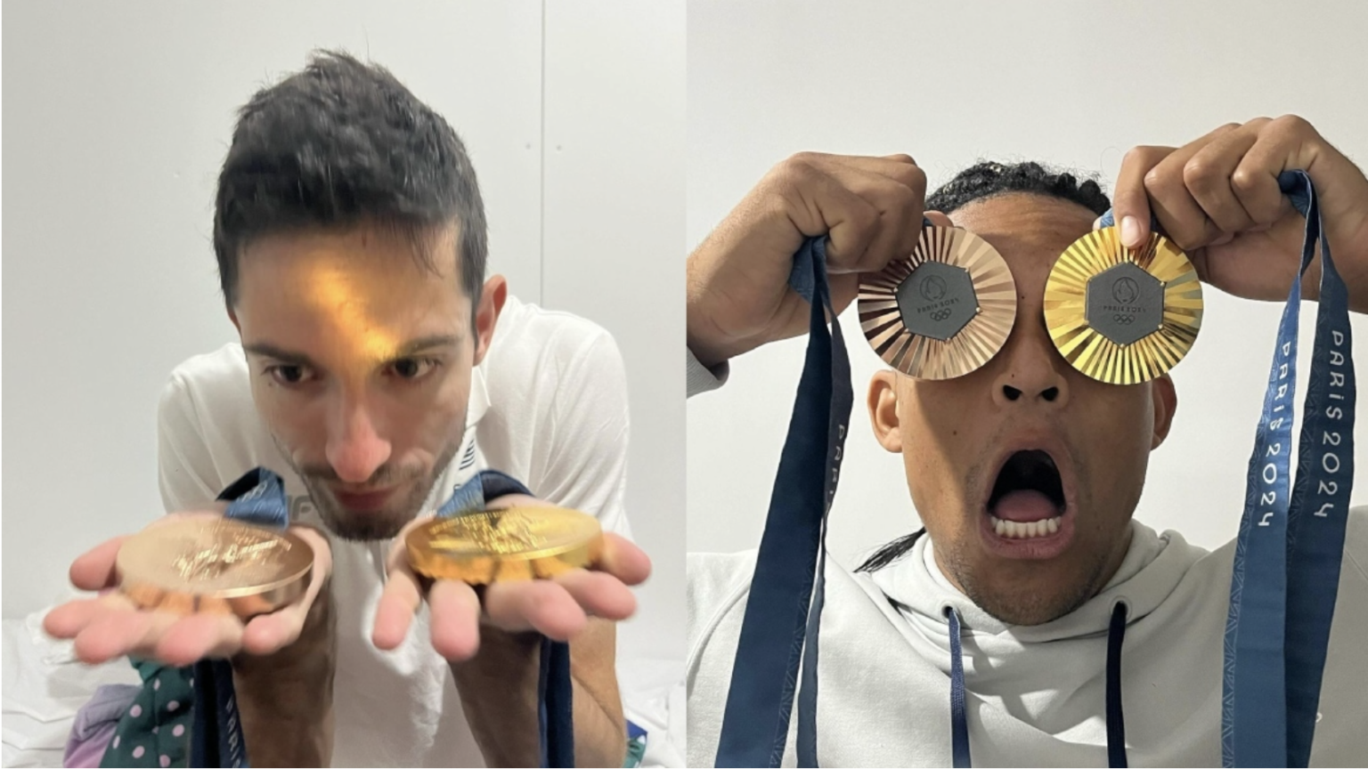 Miltos Tentoglou - Emmanouil Karalis: Playing with their Olympic Medals ...