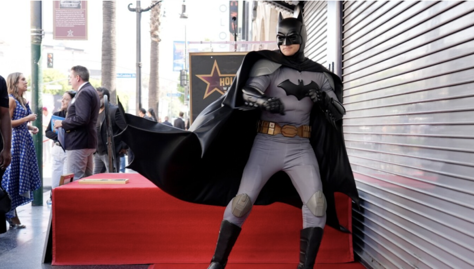 Batman becomes the first superhero to receive a star on the Hollywood ...