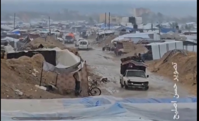 Gaza: At least 10 killed by Israeli strikes - makeshift camps flooded ...