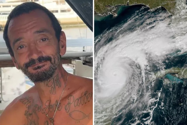 Florida: "Lieutenant Dan" defies hurricane Milton and stays on his boat ...