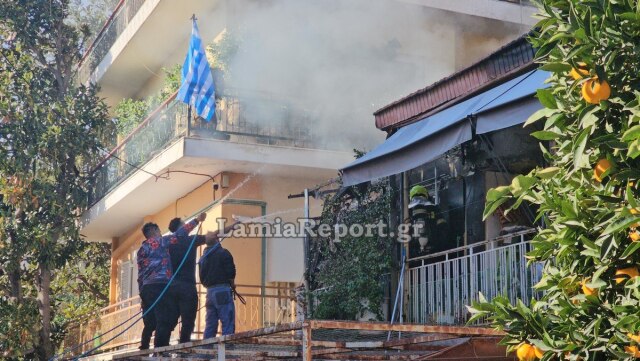 Fire in a house in Lamia - ProtoThema English