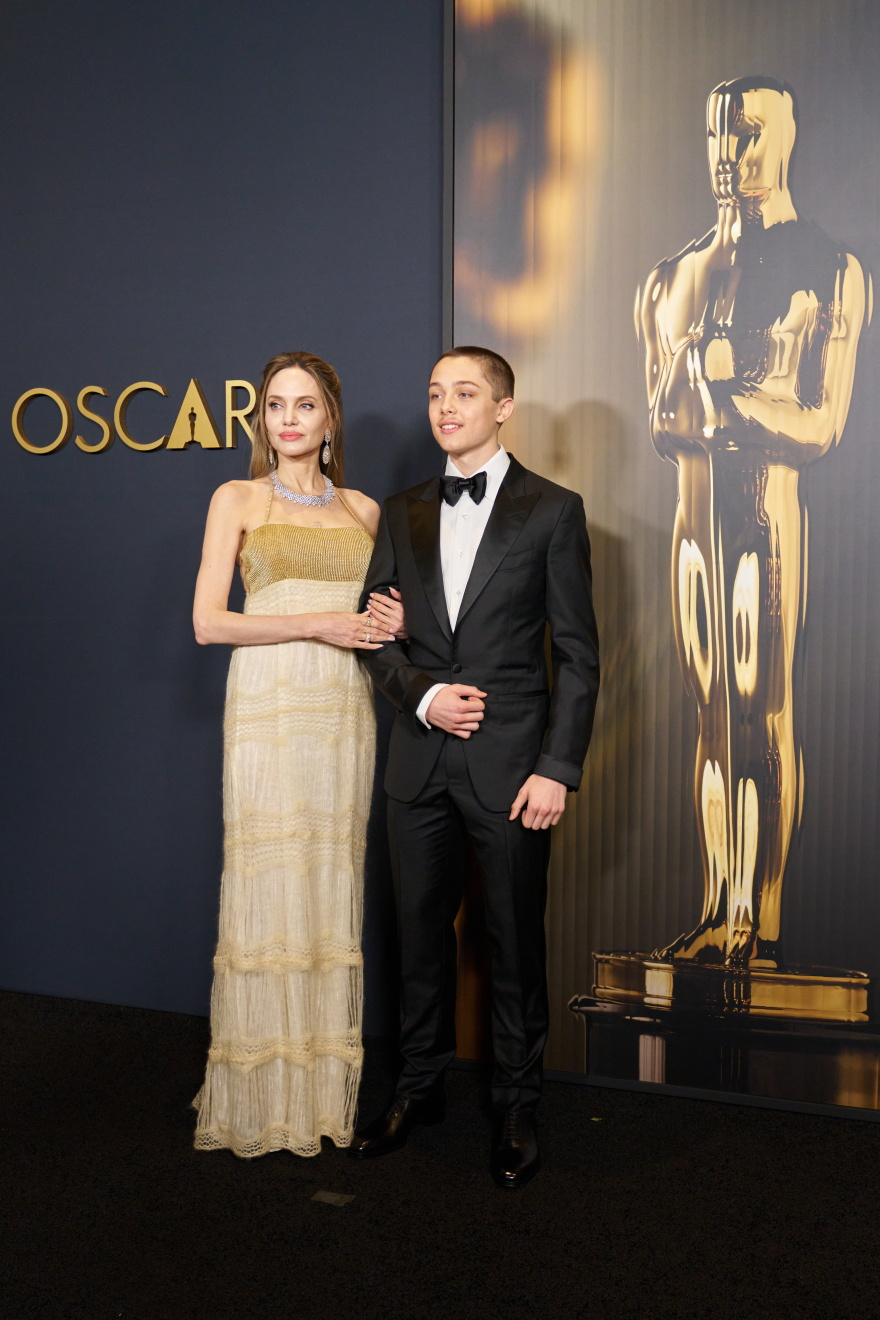 Angelina Jolie and 16-year-old son Knox shine at the Governor's Awards ...