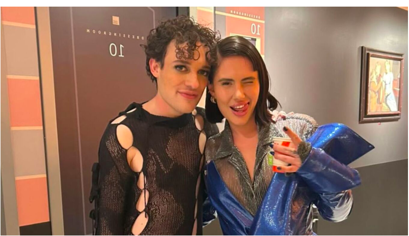 Nemo: With Elena Tsagrinou behind the scenes of his concert in the ...