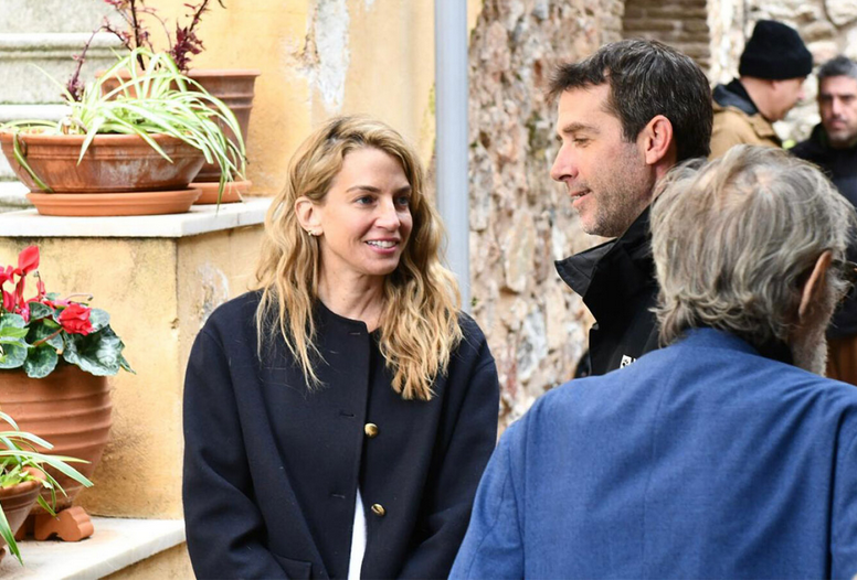 Photos from Nikolaos and Chrysi’s wedding rehearsal – Best men Giorgos Vardinogiannis and Pavlos ...