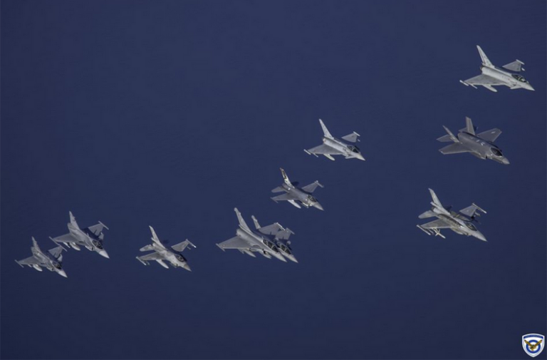 Greek pilots are becoming more and more familiar with the "invisible" F ...