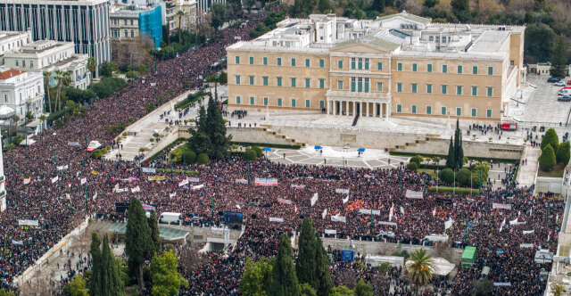 Massive demonstrations across Greece for Tempi – See images and videos ...