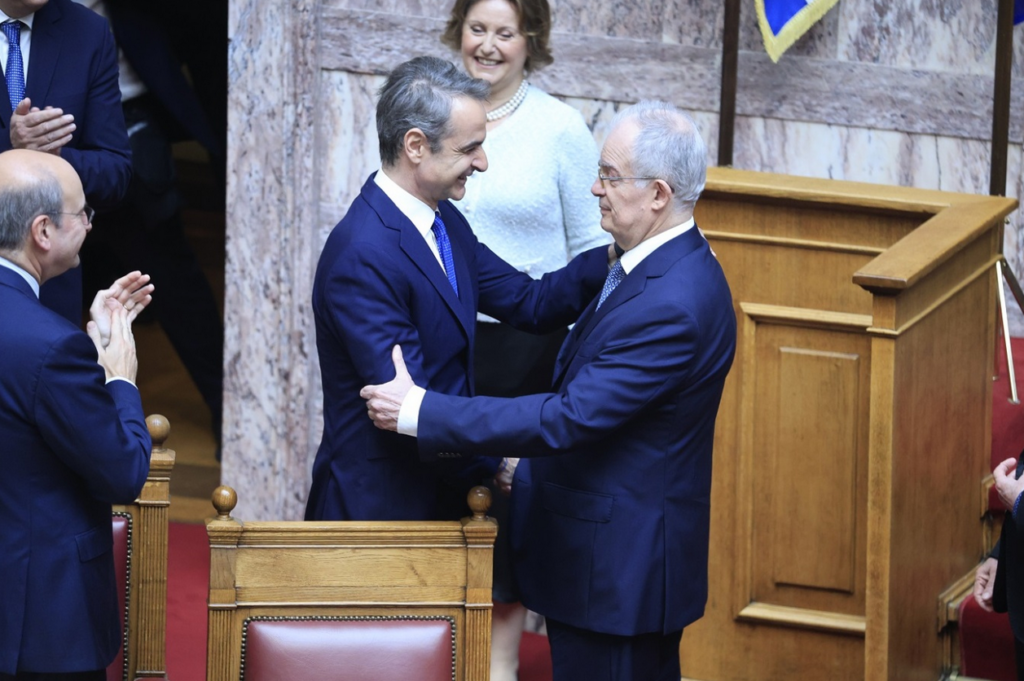 Konstantinos Tasoulas sworn in as President of the Republic - Watch ...