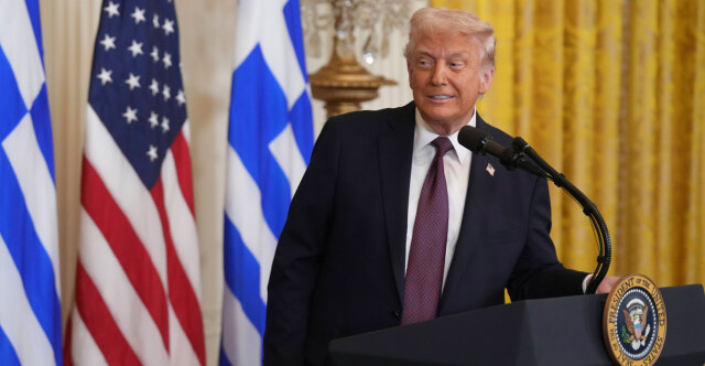 The White House reception, Trump’s historic proclamation on March 25th ...