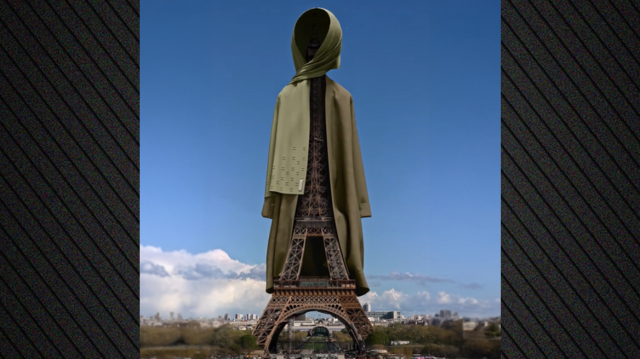 Reactions in France to Dutch clothing company that "dressed" the Eiffel ...