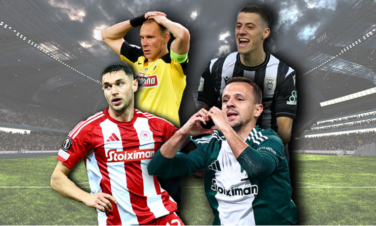 PAO - AEK 3-1, PAOK - Olympiacos 2-1 and the battle for 2nd place is on ...