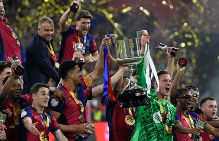 Barcelona crowned Copa del Rey champions after thrilling 3-2 extra-time ...