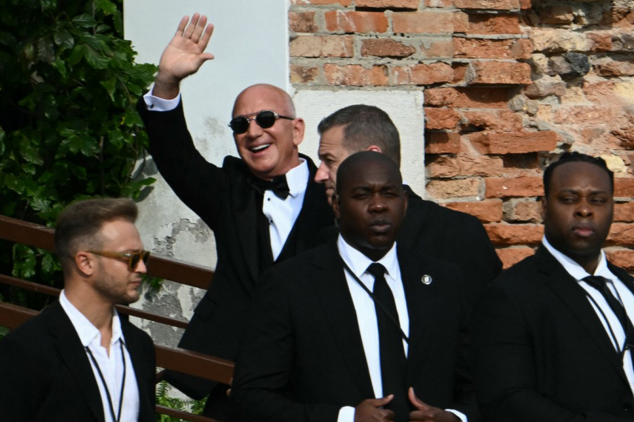 Jeff Bezos and Lauren Sanchez got married on the Island of San Giorgio ...