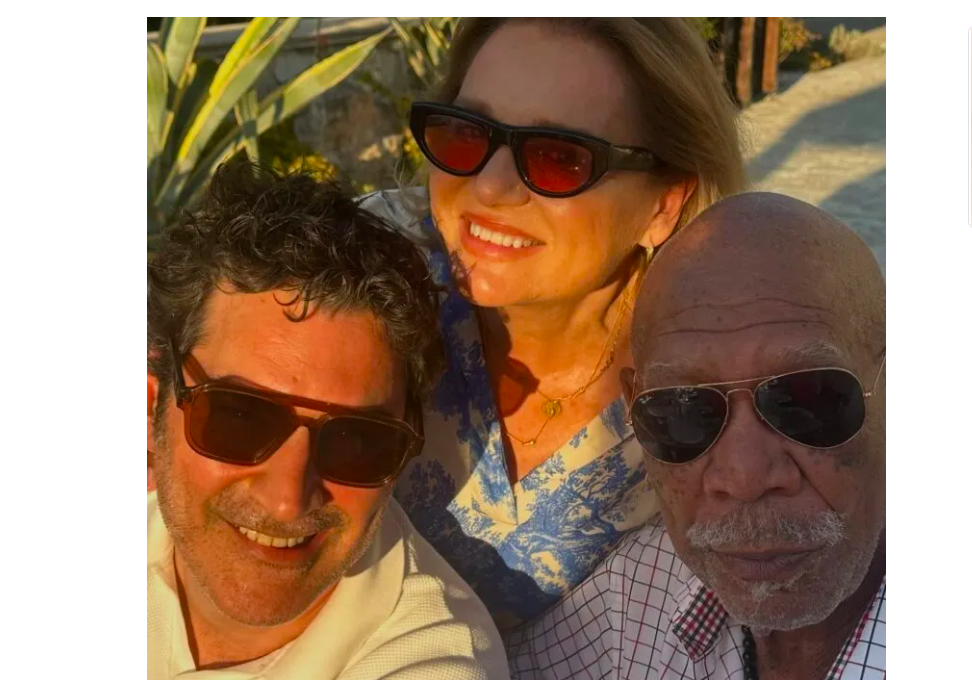 Morgan Freeman: Photos in Paxos with Christoforos Papakaliatis and the ...