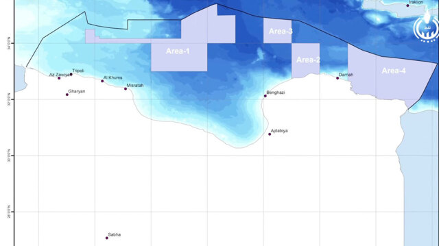 This is the map of the Turkish-Libyan explorations – It appears they ...