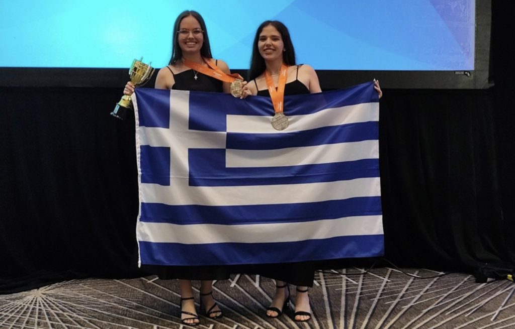 Two 17-year-old Greek girls on top of the world in Microsoft's Global ...
