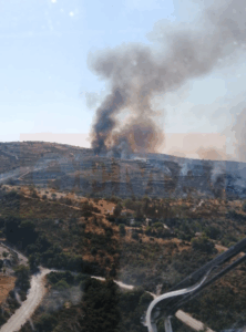 Small fires and flare-ups in Cyprus — Two people dead and 100 square ...