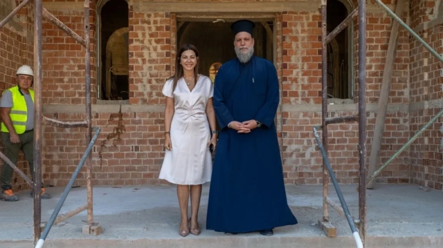 Sophia Zacharaki visits the Ionic Centre of the Holy Metropolis of Nea ...