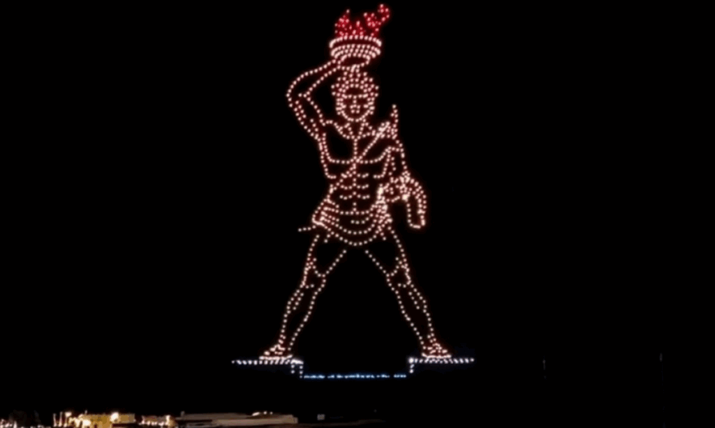 A thousand drones “revived” the Colossus of Rhodes in the island’s ...