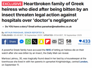 Daily Mail: The Laimou family takes legal action over the death of 30 ...