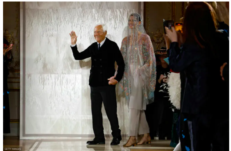 The fashion world says goodbye to Giorgio Armani with heartfelt ...
