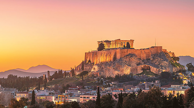 Dawn in Athens: The time changed, the City wakes up (photos ...