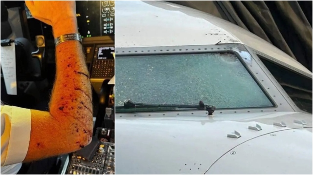 Mystery with broken windscreen of plane - The pilot was injured (photos ...