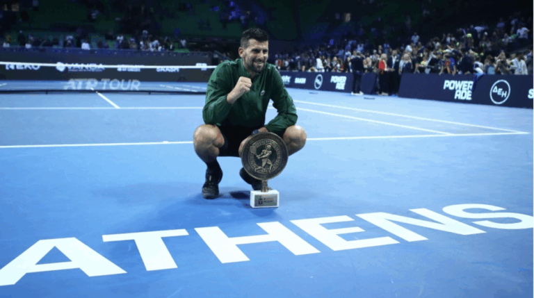 Novak Djokovic dedicated his victory at the Hellenic Championship to ...