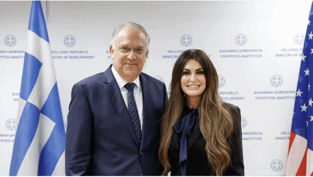 Kimberly Guilfoyle: Meeting with Takis Theodorikakos focused on the ...